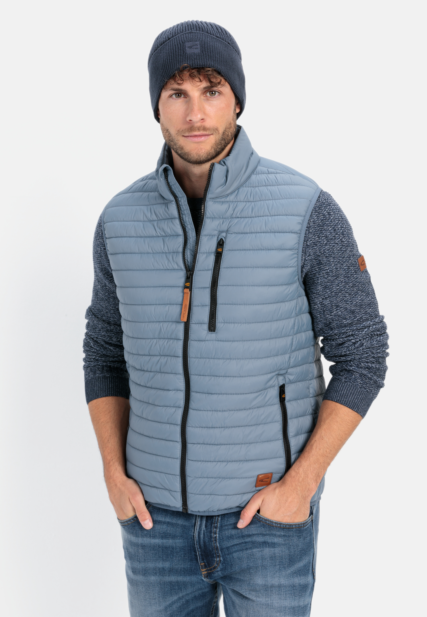 Steppweste für Herren in Jeans Blau | 66 | camel active