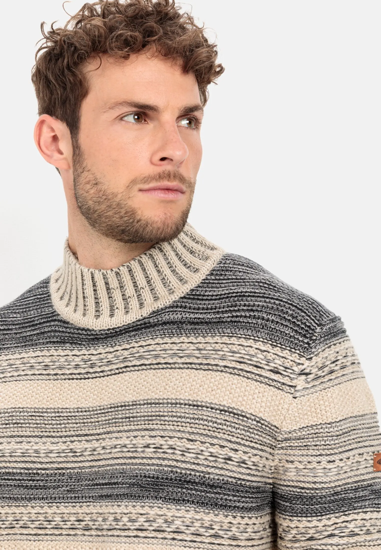 Strickpullover für Herren in Beige | camel active