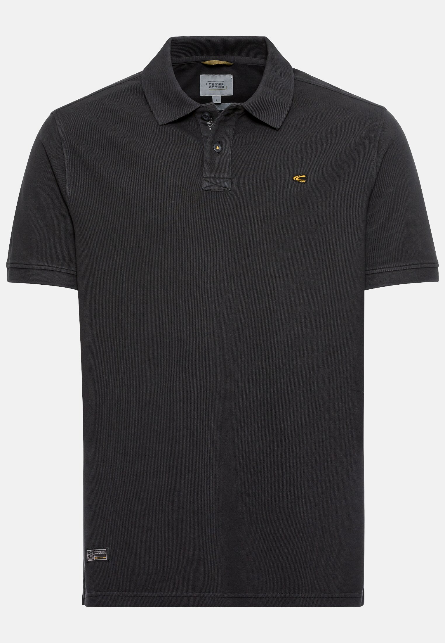 Piqué polo shirt for Men in black | S | camel active