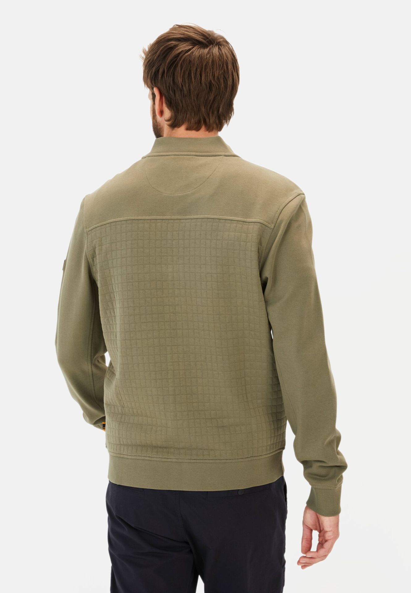 Sweat jacket for Men in Green | camel active