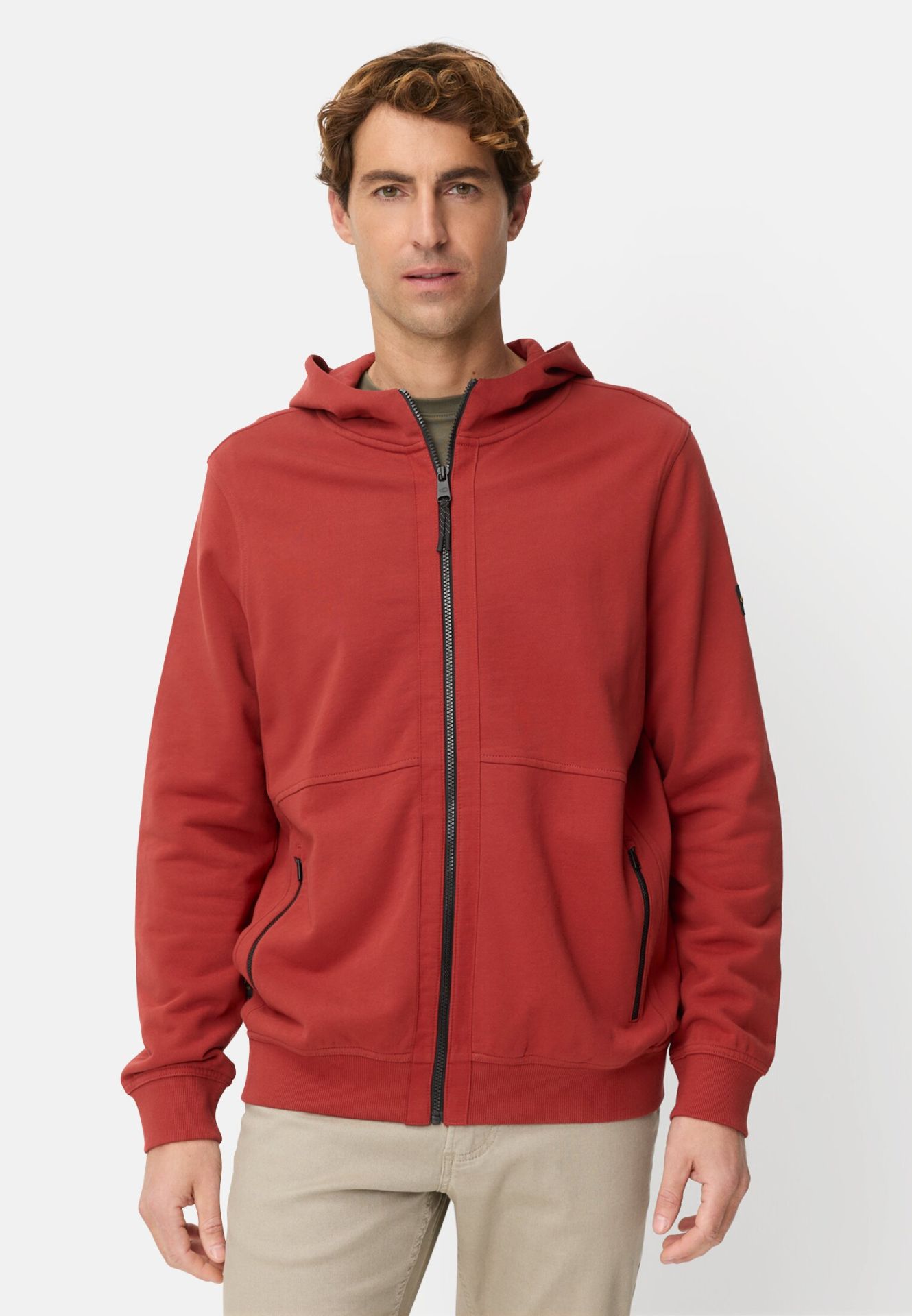 Sweatjacket for Men in red | camel active
