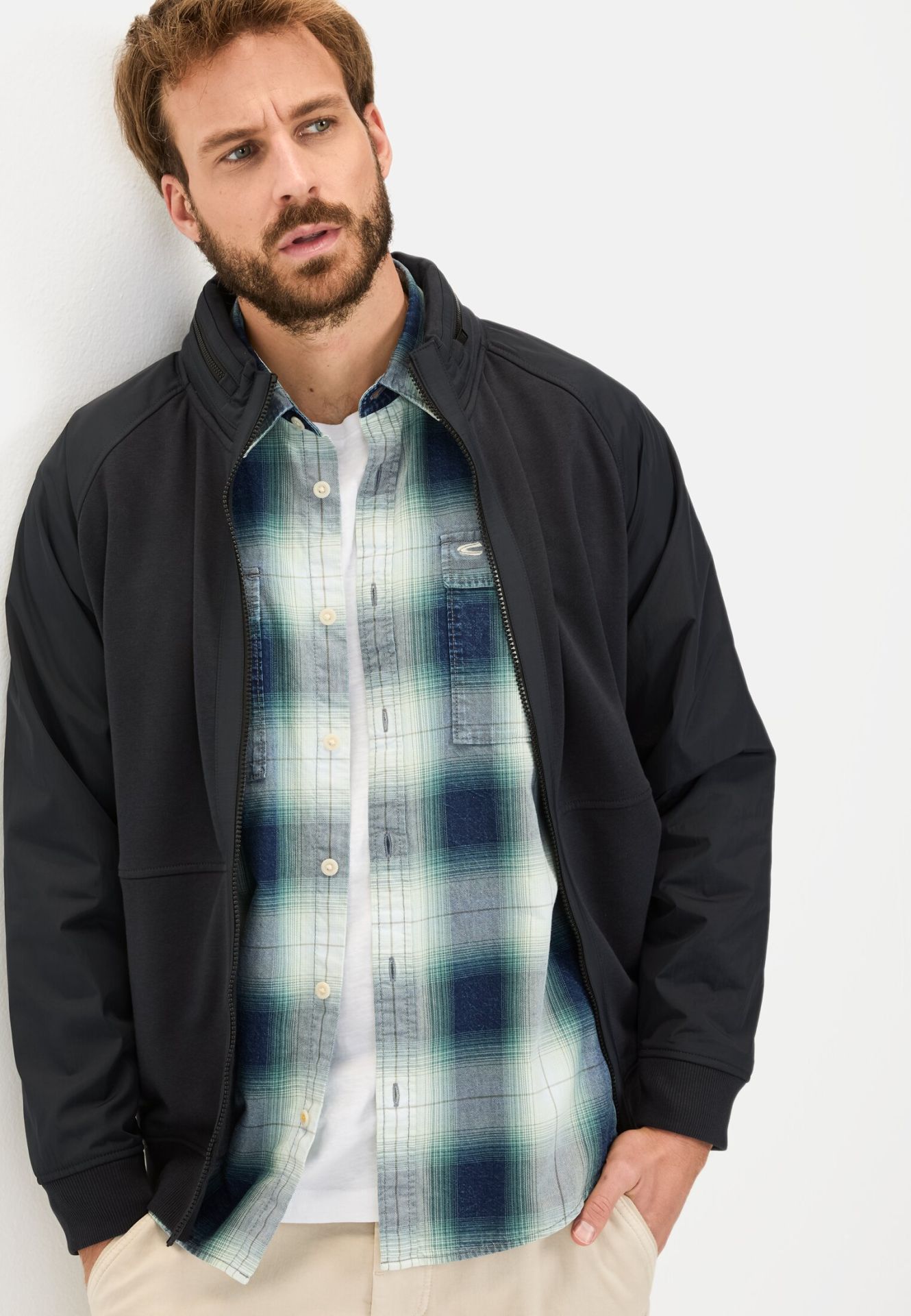 Sweat jacket for Men in blue | camel active