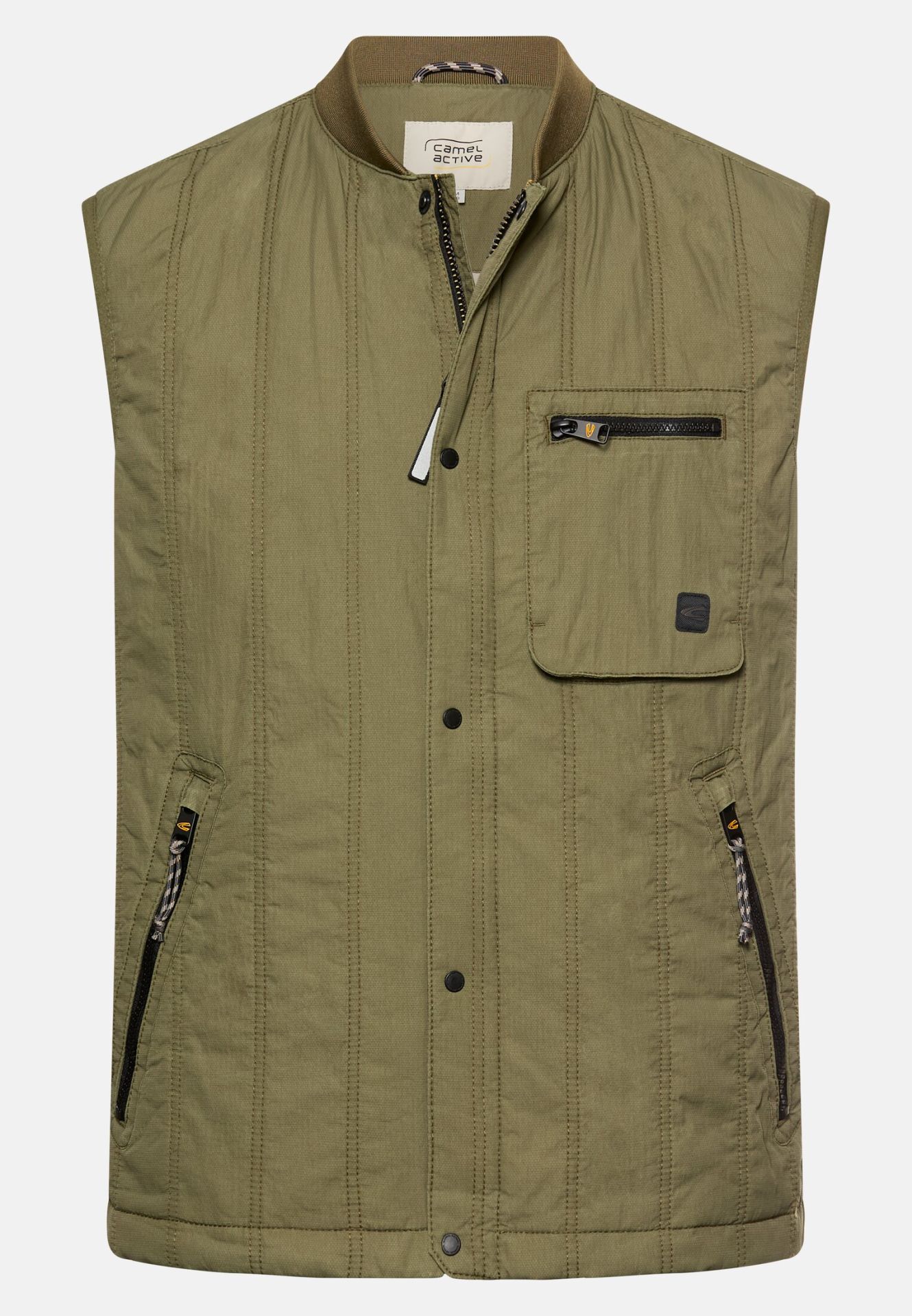 Quilted vest for Men in Green | camel active