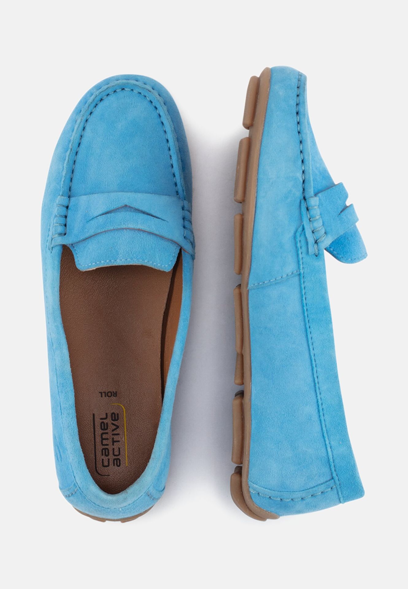 Mokassins für Damen in Hellblau | camel active