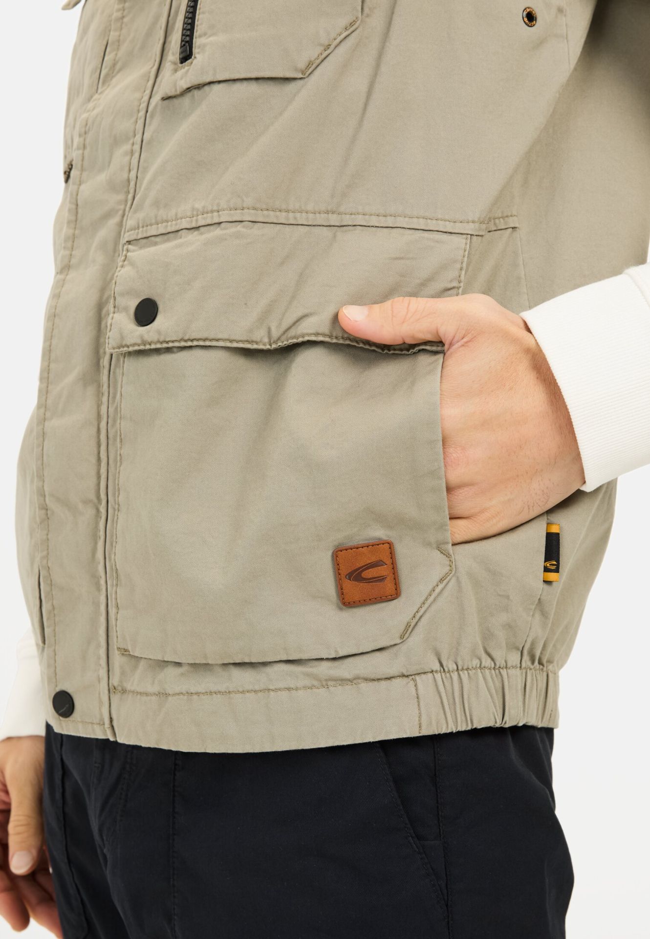 Outdoor-Weste für Herren in Beige | camel active